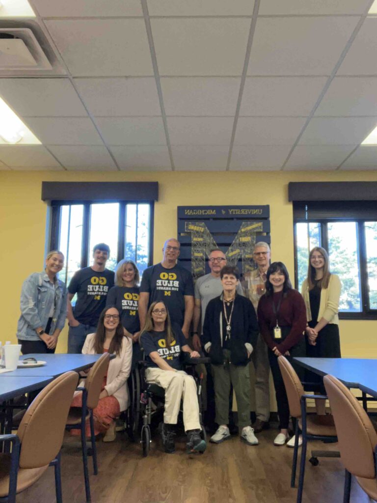 Going Blue for Brandi | Brandi’s Story | Mary A. Rackham Institute (MARI)